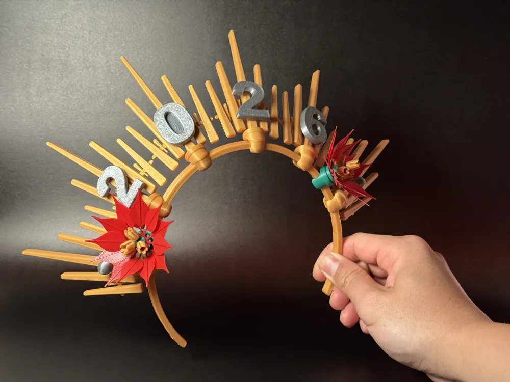 2026 Bonne Année Couronne | Couronnes Pipin World - Modèle d'Impression ...