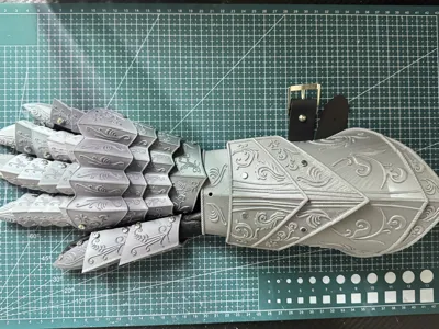 Medieval Gothic Gauntlet Wearable High Flexibility by akesong ...