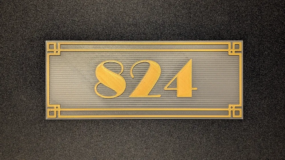Customizable Art Deco Sign by Wile E. 3D MakerWorld: Download Free 3D ...
