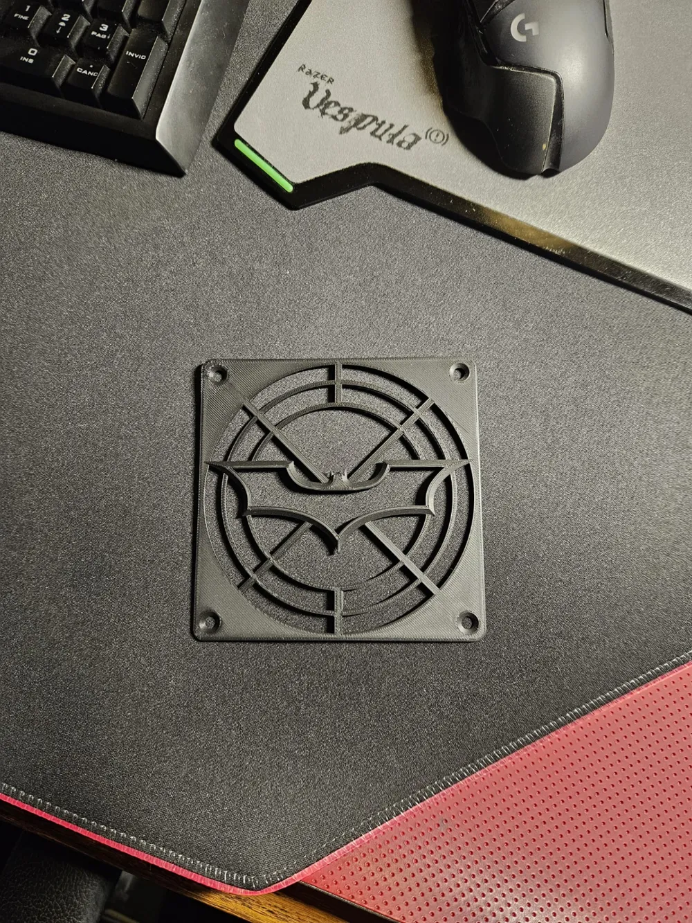 Batman 120 x 120 PC fan grill by Oneshotblu MakerWorld: Download Free ...