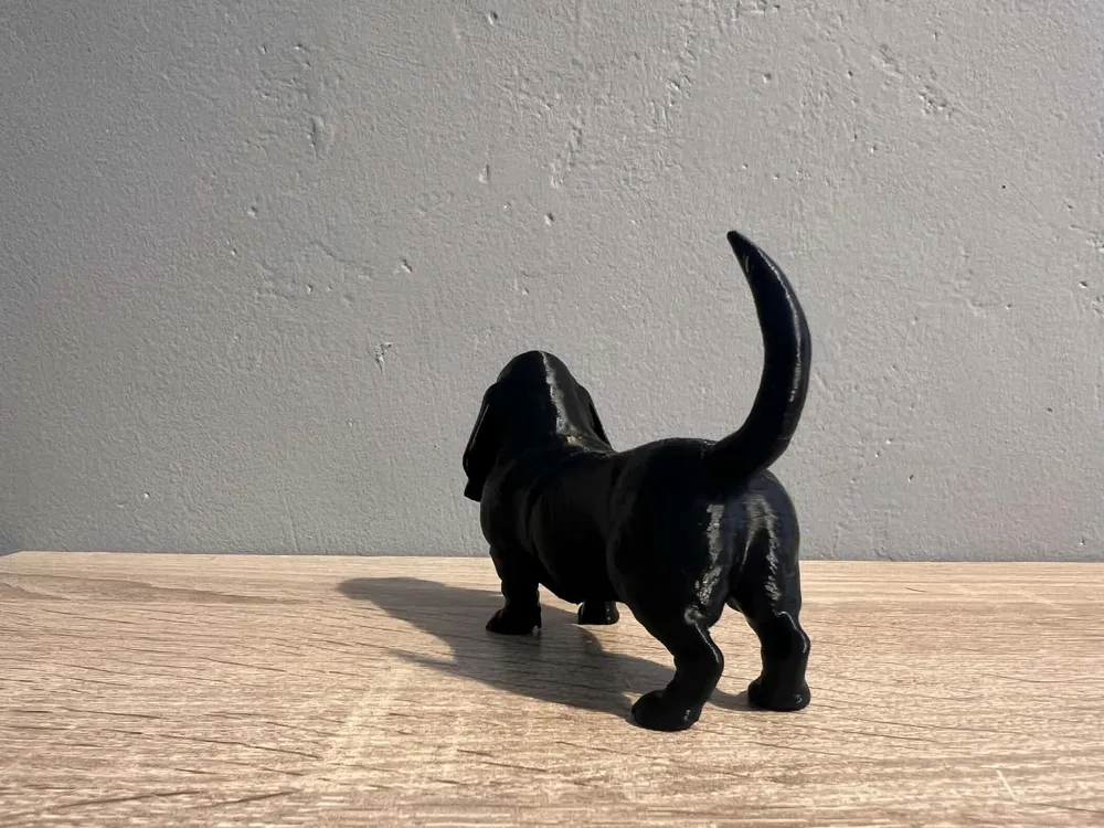 Basset Hound - Dog - Free 3D Print Model - MakerWorld