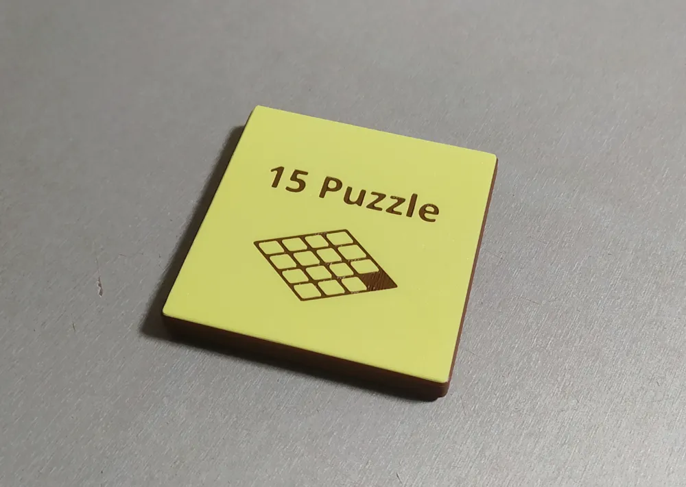 15 puzzle - Free 3D Print Model - MakerWorld