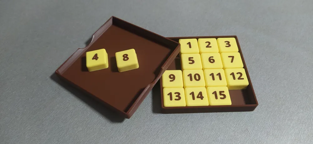 15 puzzle - Free 3D Print Model - MakerWorld