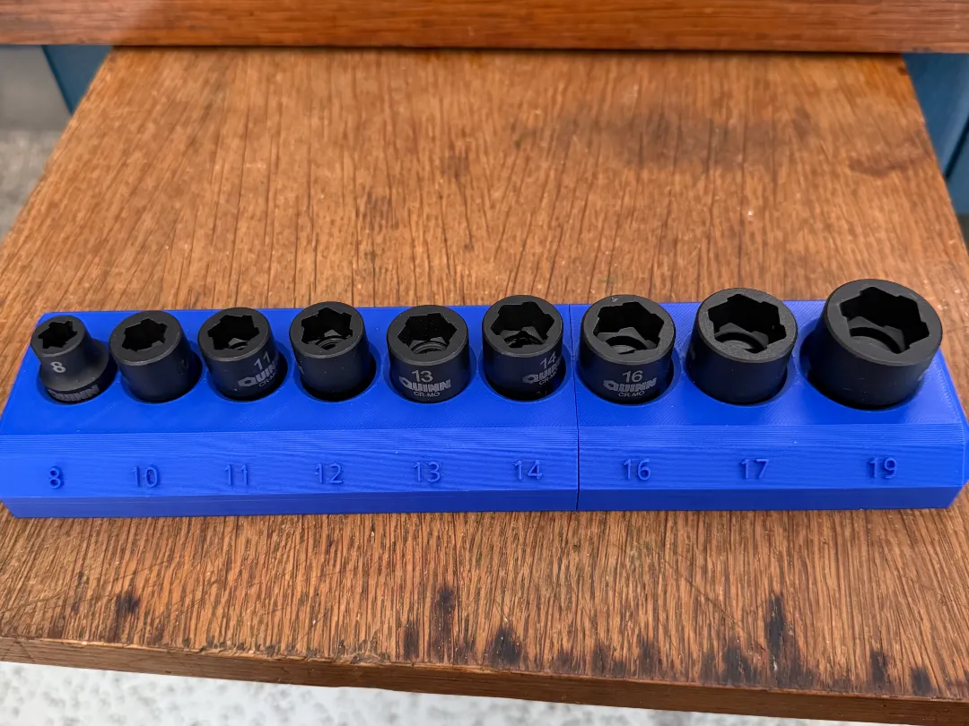 Socket Organizer for Quinn Metric Bolt Extrators Remixed by BadPanda ...