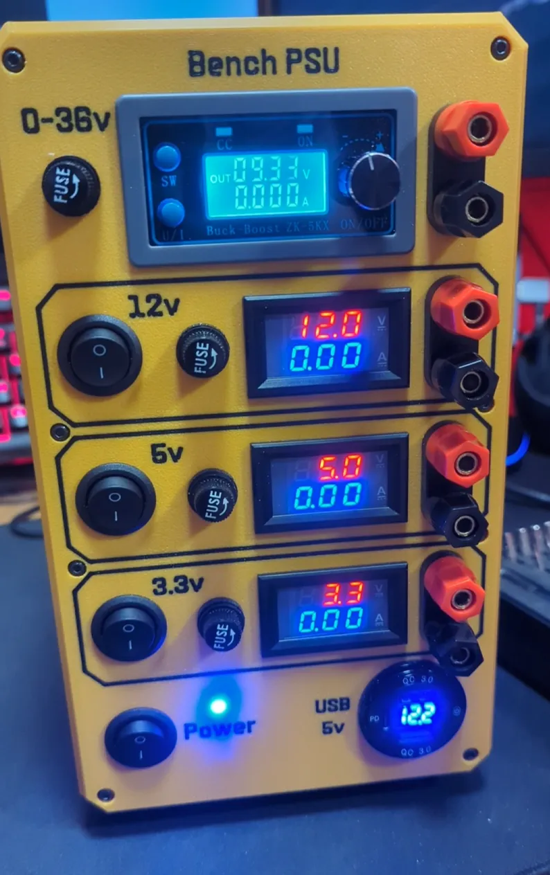 Bench PSU case for ATX power supply - Free 3D Print Model - MakerWorld