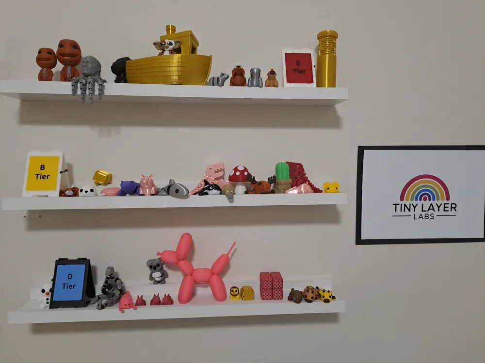 Tier List Signs by Clare3D - MakerWorld