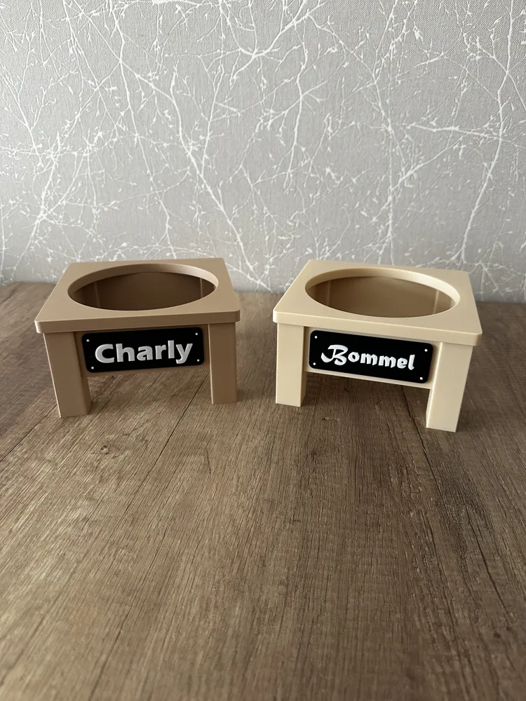 Cat Food Bowl Raiser - Free 3D Print Model - MakerWorld