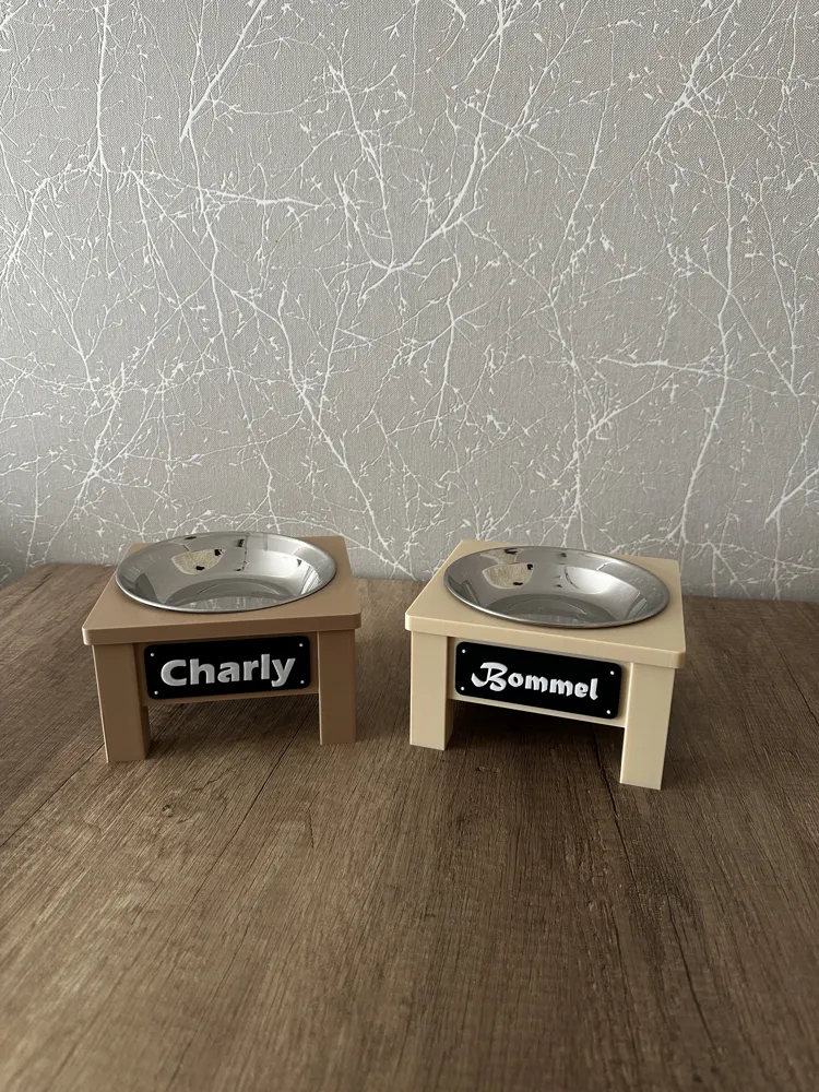 Cat Food Bowl Raiser - Free 3D Print Model - MakerWorld