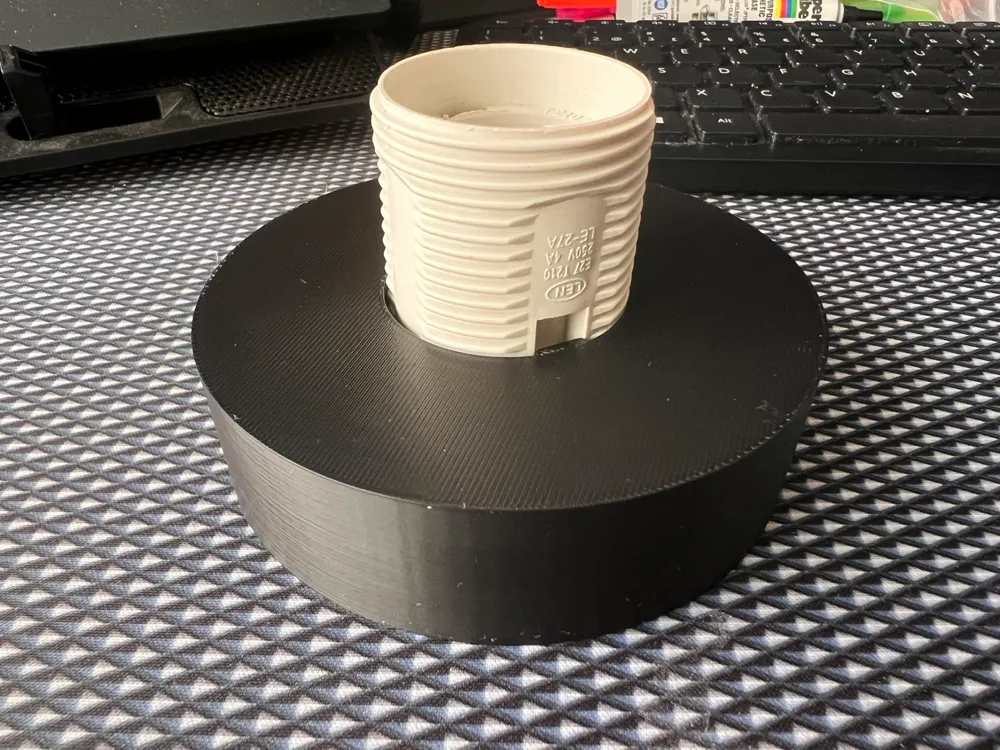 LAMP BASE FOR E27 SUPPORT - Free 3D Print Model - MakerWorld