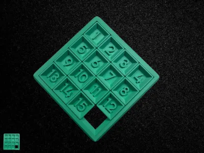 4x4 Sliding Number Puzzle - Free 3D Print Model - MakerWorld