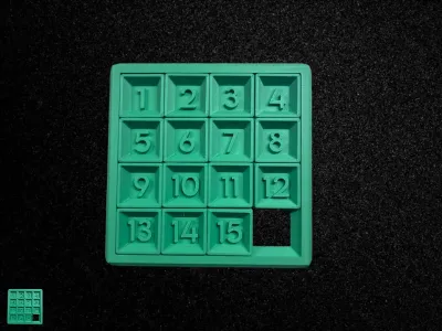 4x4 Sliding Number Puzzle - Free 3D Print Model - MakerWorld