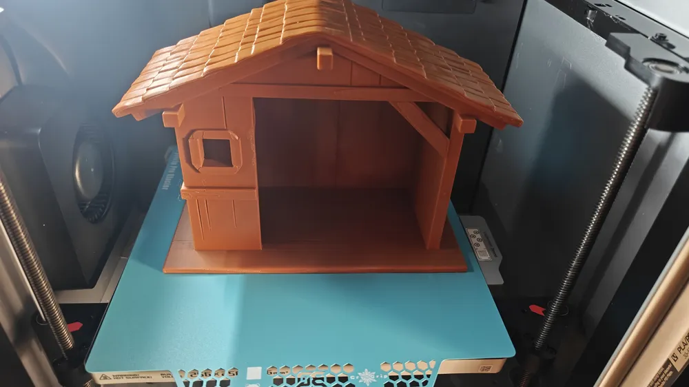 Nativity: The Stable - Free 3D Print Model - MakerWorld