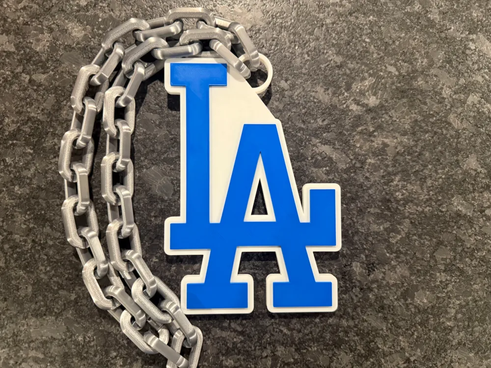 Los Angeles Dodgers Hype Chain - Free 3D Print Model - MakerWorld