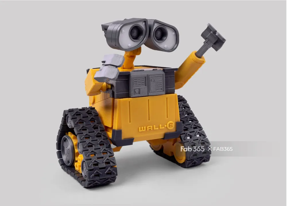 Wall-E Print in Place Remixed by Tobi - MakerWorld