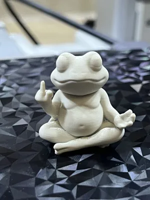 Inner Peace Frog – The Meditative Menace by Evilian MakerWorld ...