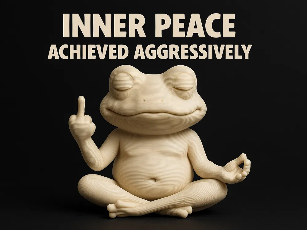 Rana de Paz Interior – La Amenaza Meditativa por Evilian MakerWorld ...