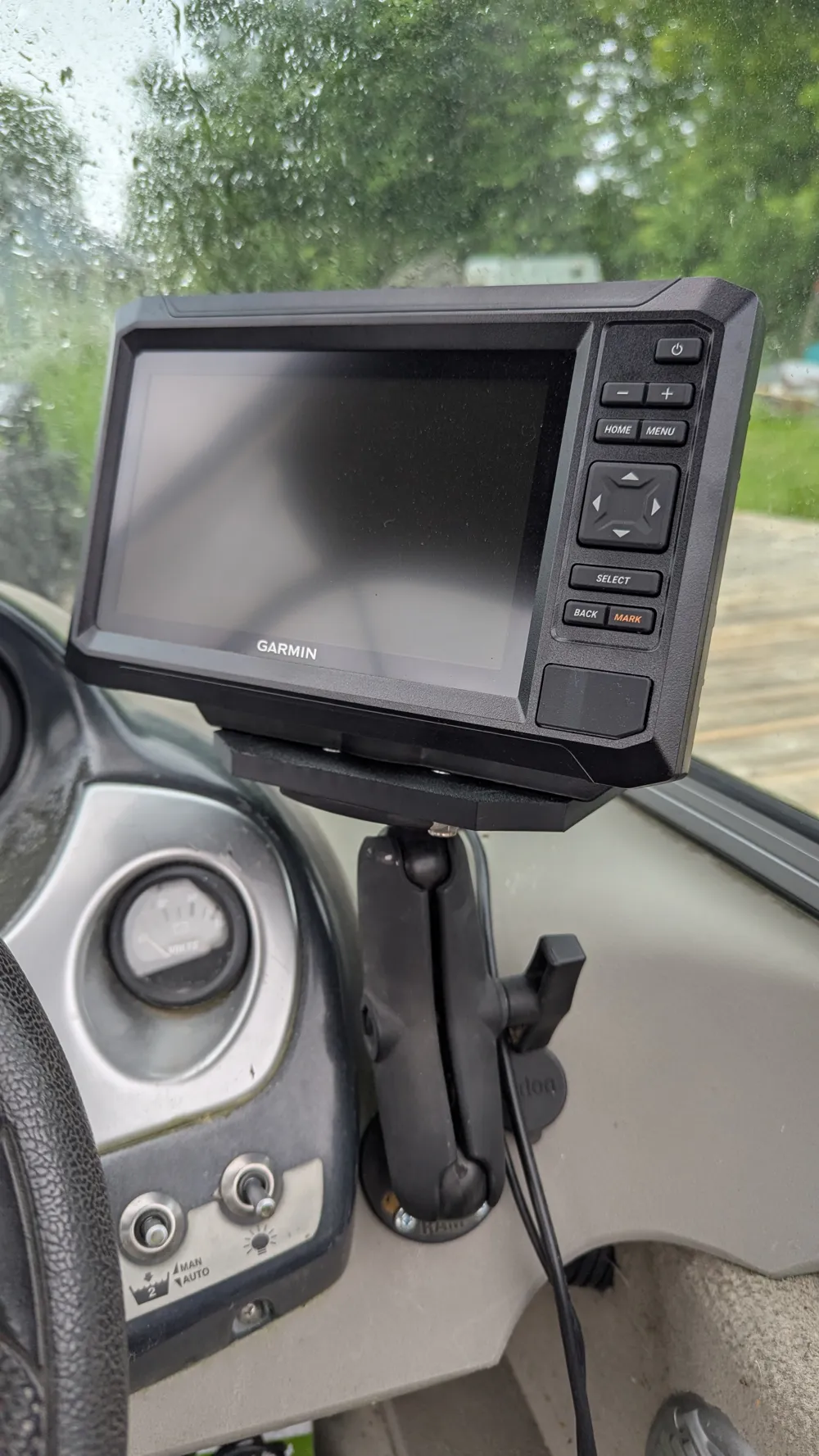 Adapter for RAM mount to Garmin 75CV Sonar Unit by BlueFrog MakerWorld ...