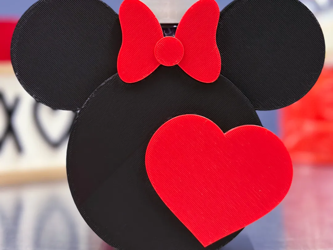 Minnie with Heart Bath and Body Soap Holder - Free 3D Print Model ...