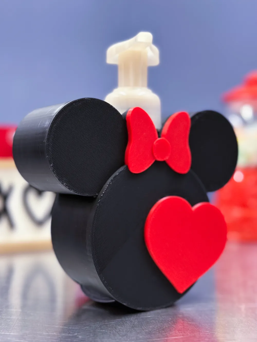 Minnie with Heart Bath and Body Soap Holder - Free 3D Print Model ...