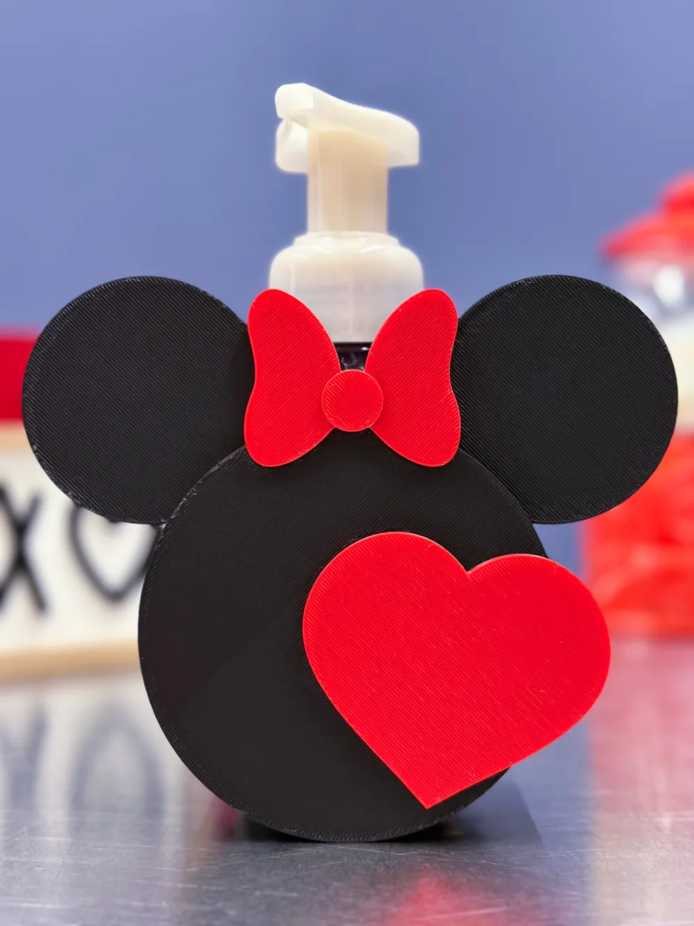 Minnie with Heart Bath and Body Soap Holder - Free 3D Print Model ...