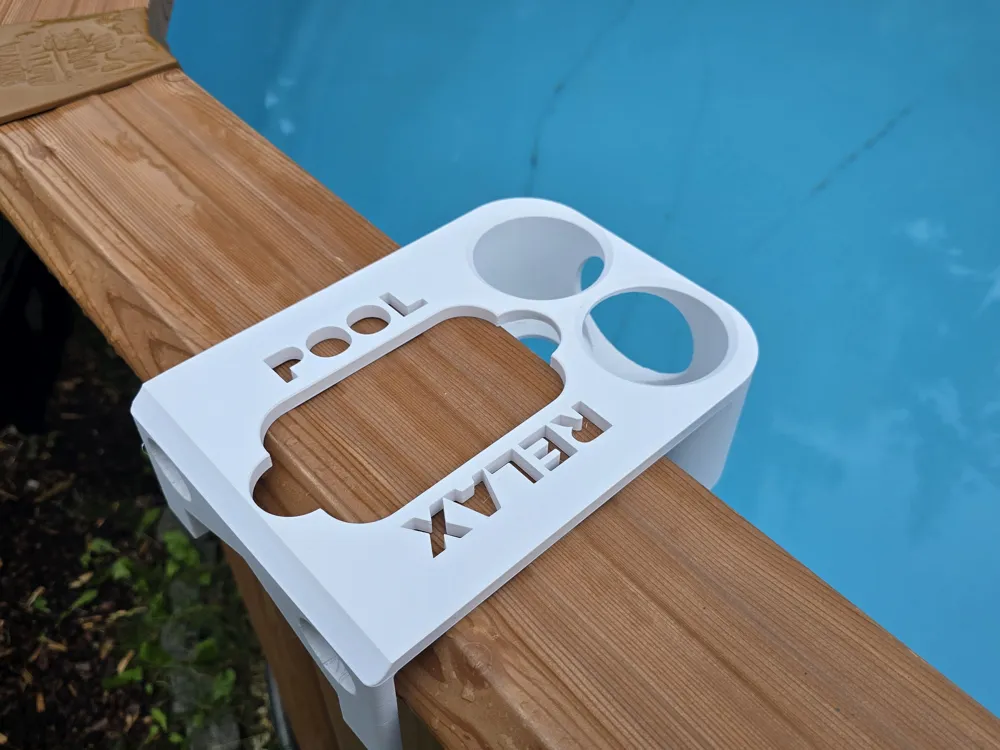 Pool Drink Holder - Free 3D Print Model - MakerWorld