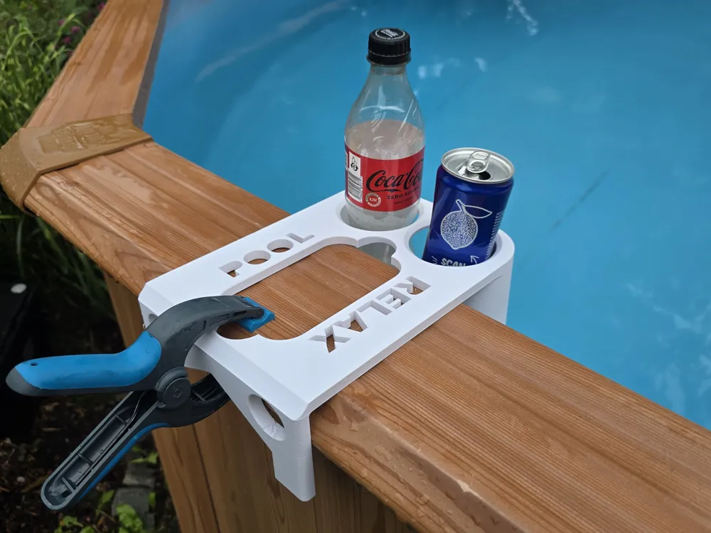 Pool Drink Holder - Free 3D Print Model - MakerWorld