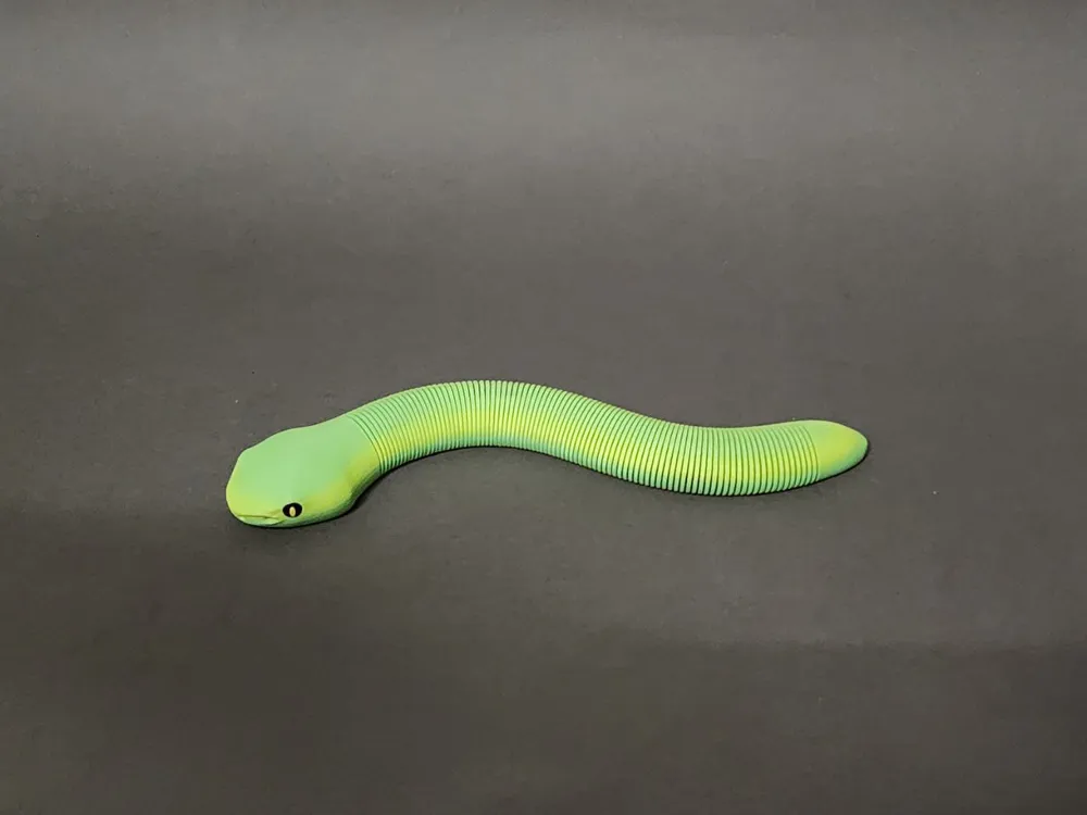 Slinky Snake [No AMS required] by Keyquake MakerWorld: Download Free 3D Models