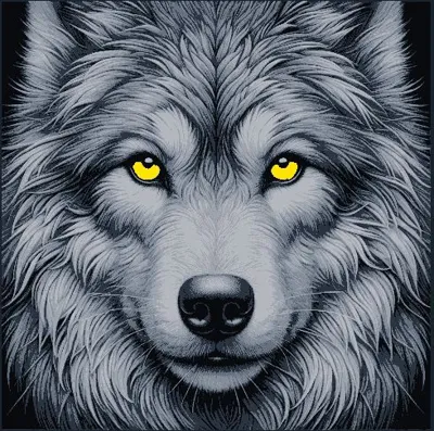 HueForge - Wolf by Ligurio MakerWorld: Download Free 3D Models