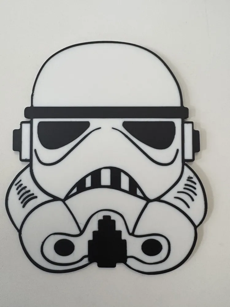 Stormtrooper Helmet Sign by The Spicy Geek - MakerWorld