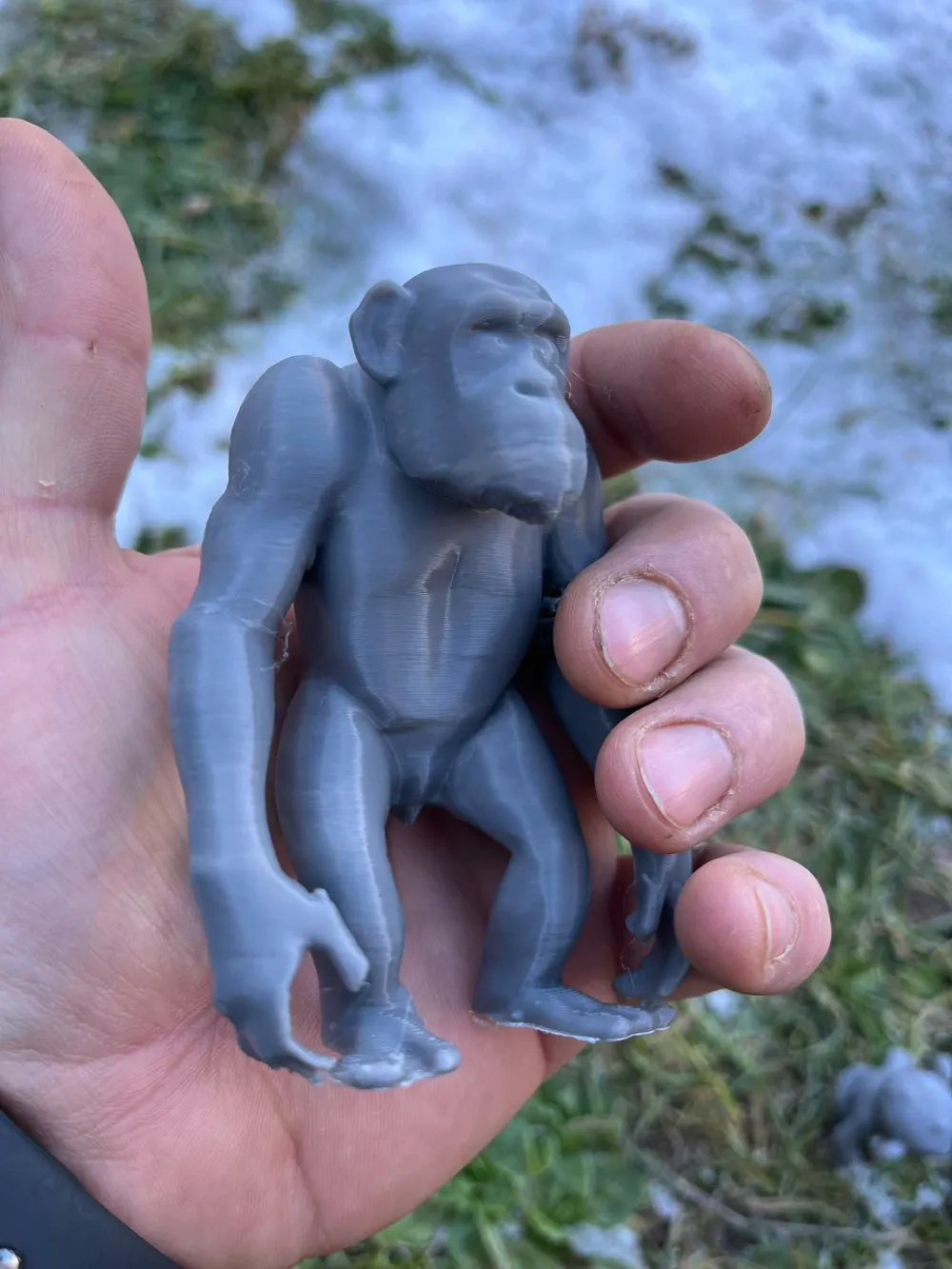 Cute chimpanzee family - Free 3D Print Model - MakerWorld