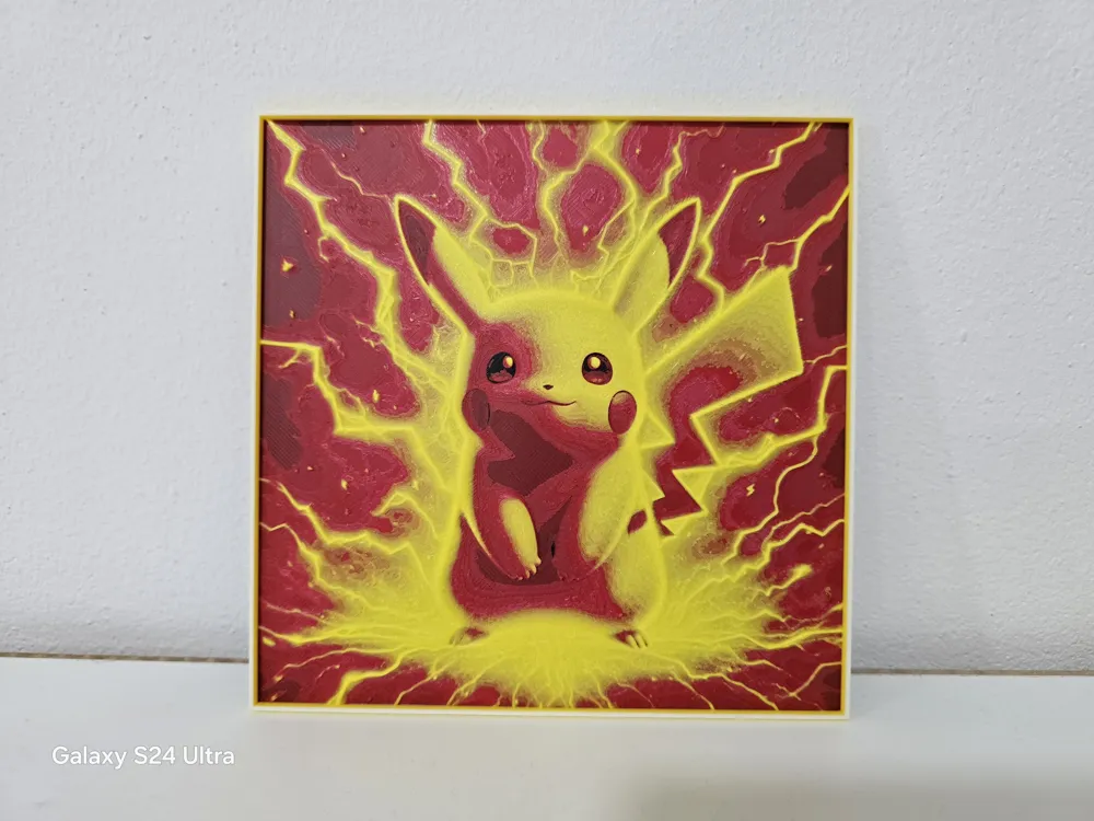 Pikachu Image 150x150 - 3D Relief by 3D GirlMakerWorld: Download Free ...