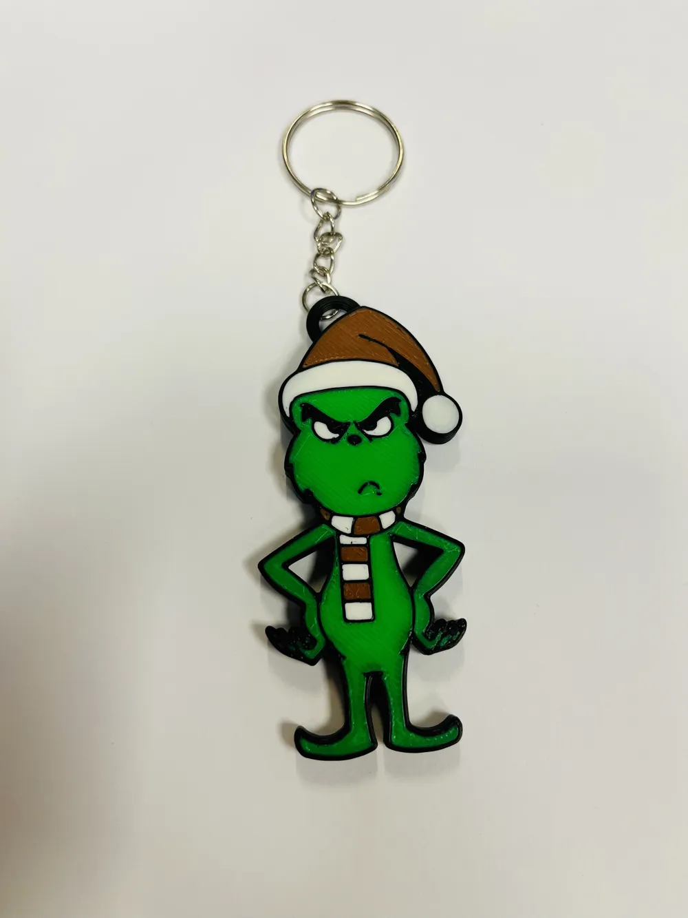 Grinch KEYCHAIN - Free 3D Print Model - MakerWorld