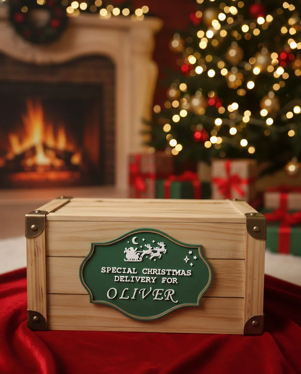 Special Christmas delivery Sign personalized - Free 3D Print Model ...