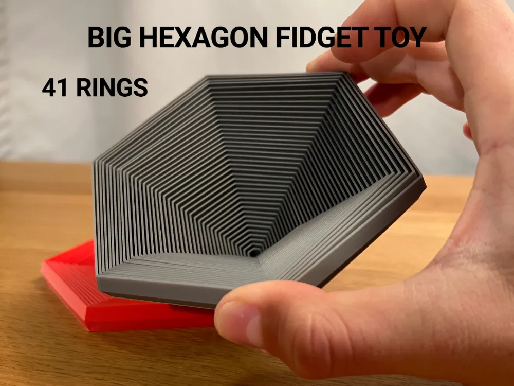 Big Hexagon Fidget Toy by fifindr - MakerWorld