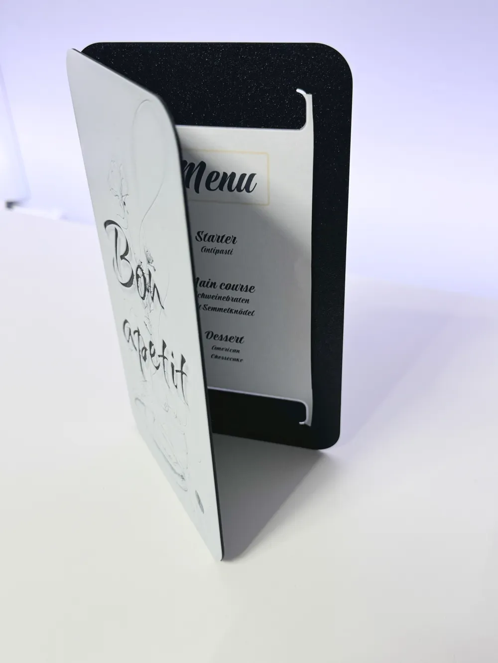 Menu card for festivities by cP3D MakerWorld: Download Free 3D Models
