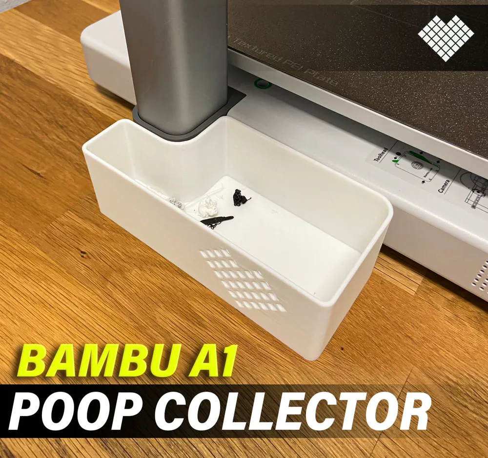 Bambu A1 Poop Bin - Poop Collector - Free 3D Print Model - MakerWorld