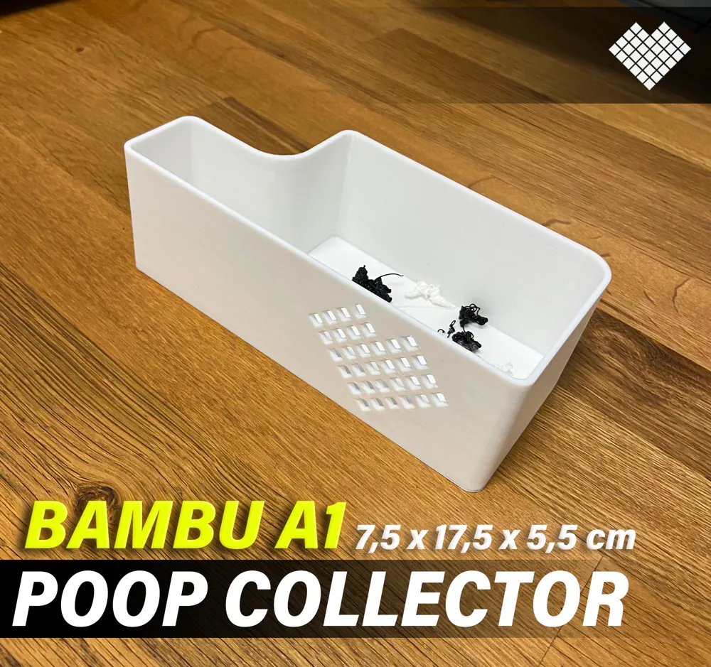 Bambu A1 Poop Bin - Poop Collector - Free 3D Print Model - MakerWorld