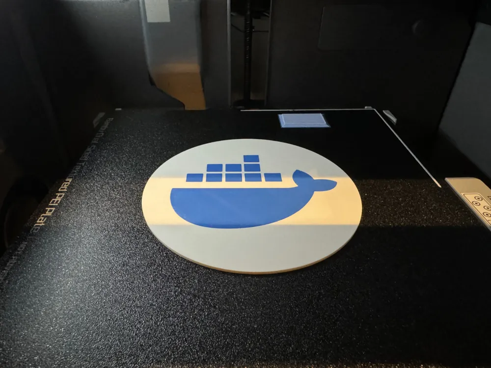 Docker Logo Circle/Coaster by Stigern - MakerWorld
