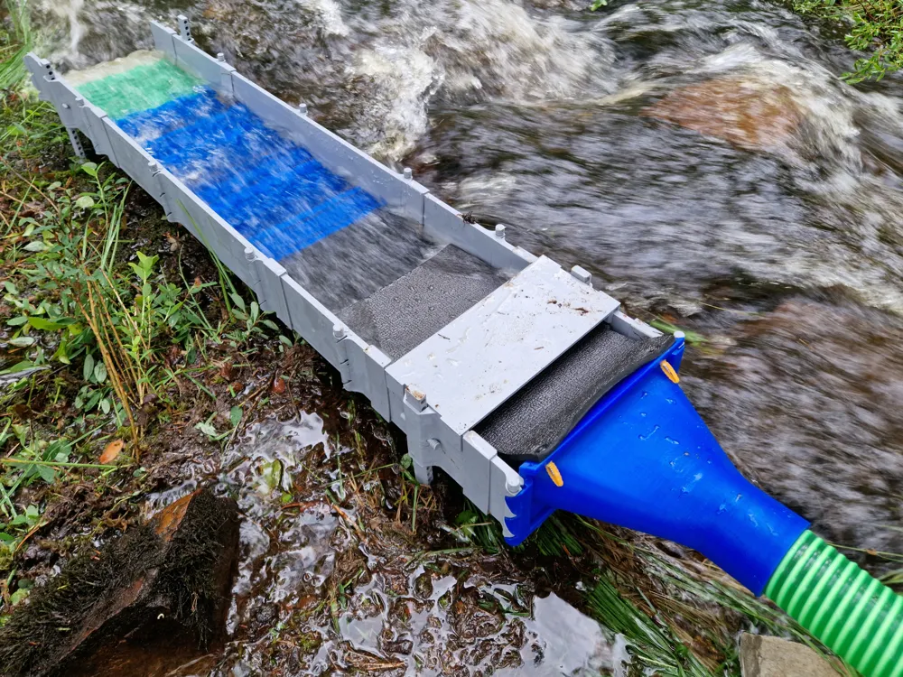 Gold Sluice Box & Dredge by Uzziel3D MakerWorld: Download Free 3D Models