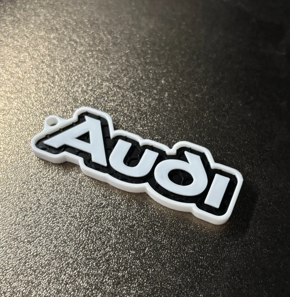 Audi Keychain - Free 3D Print Model - MakerWorld