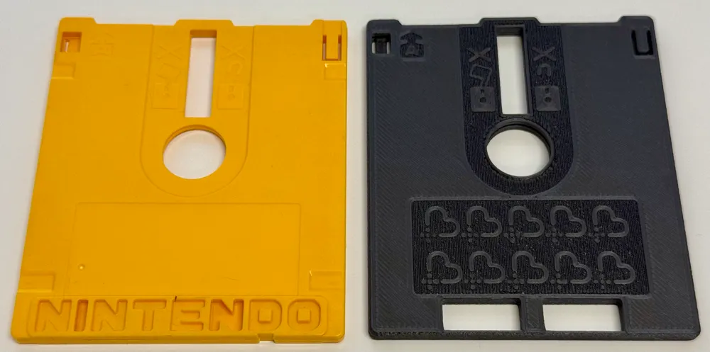 Famicom Disk System Game Disk Shell by Stephen MakerWorld: Download ...