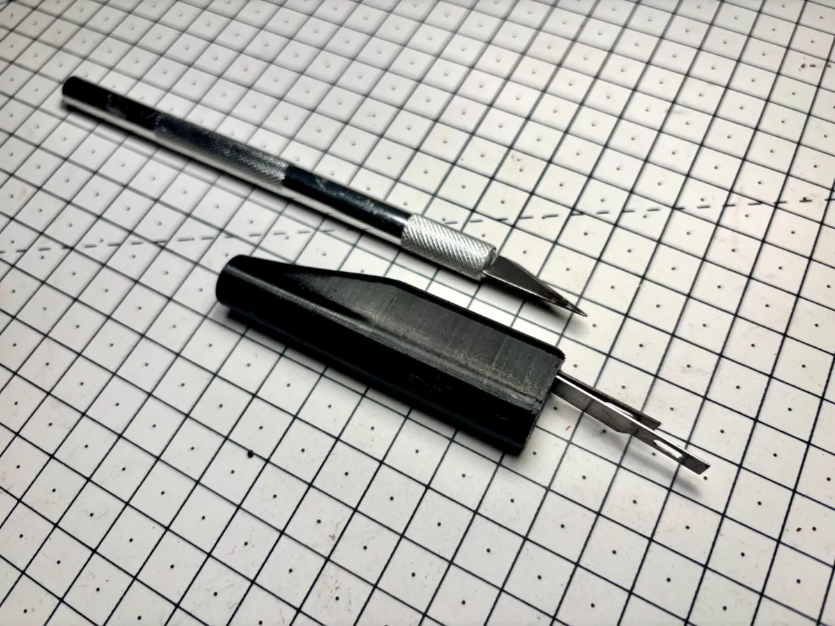 X-Acto Style Cap / integrated blade storage by axwasser MakerWorld ...