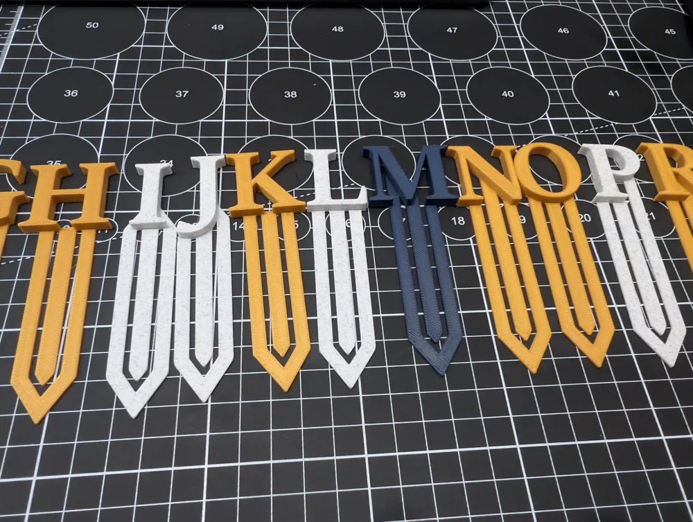 Alphabet Bookmarks by DirkMcGirk - MakerWorld