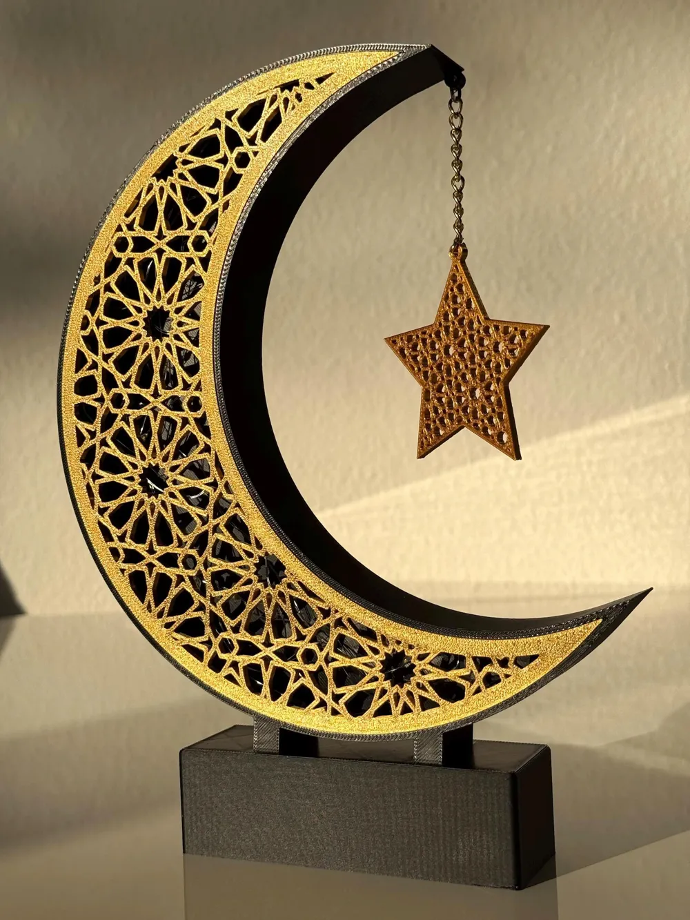 Ramadan Moon Decoration for Muslims - Free 3D Print Model - MakerWorld
