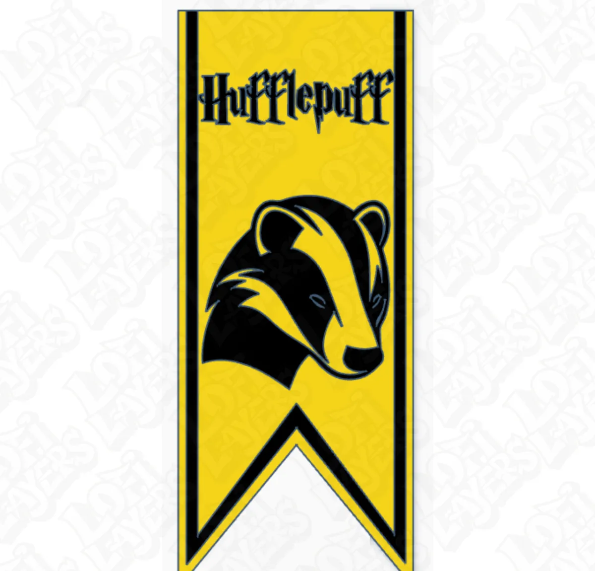 Hufflepuff Banner Magnet - Free 3D Print Model - MakerWorld