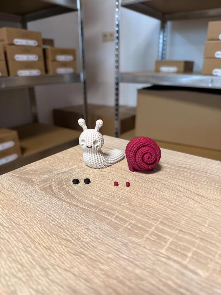 Knitted Snail - Free 3D Print Model - MakerWorld