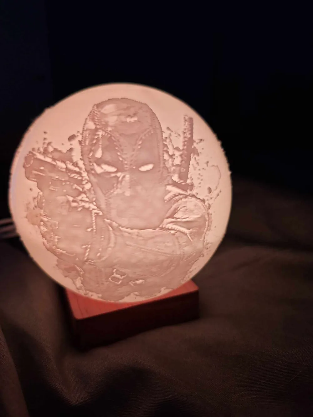 Superhero Marvel Inspired moon Lamp by 3dGlow - MakerWorld