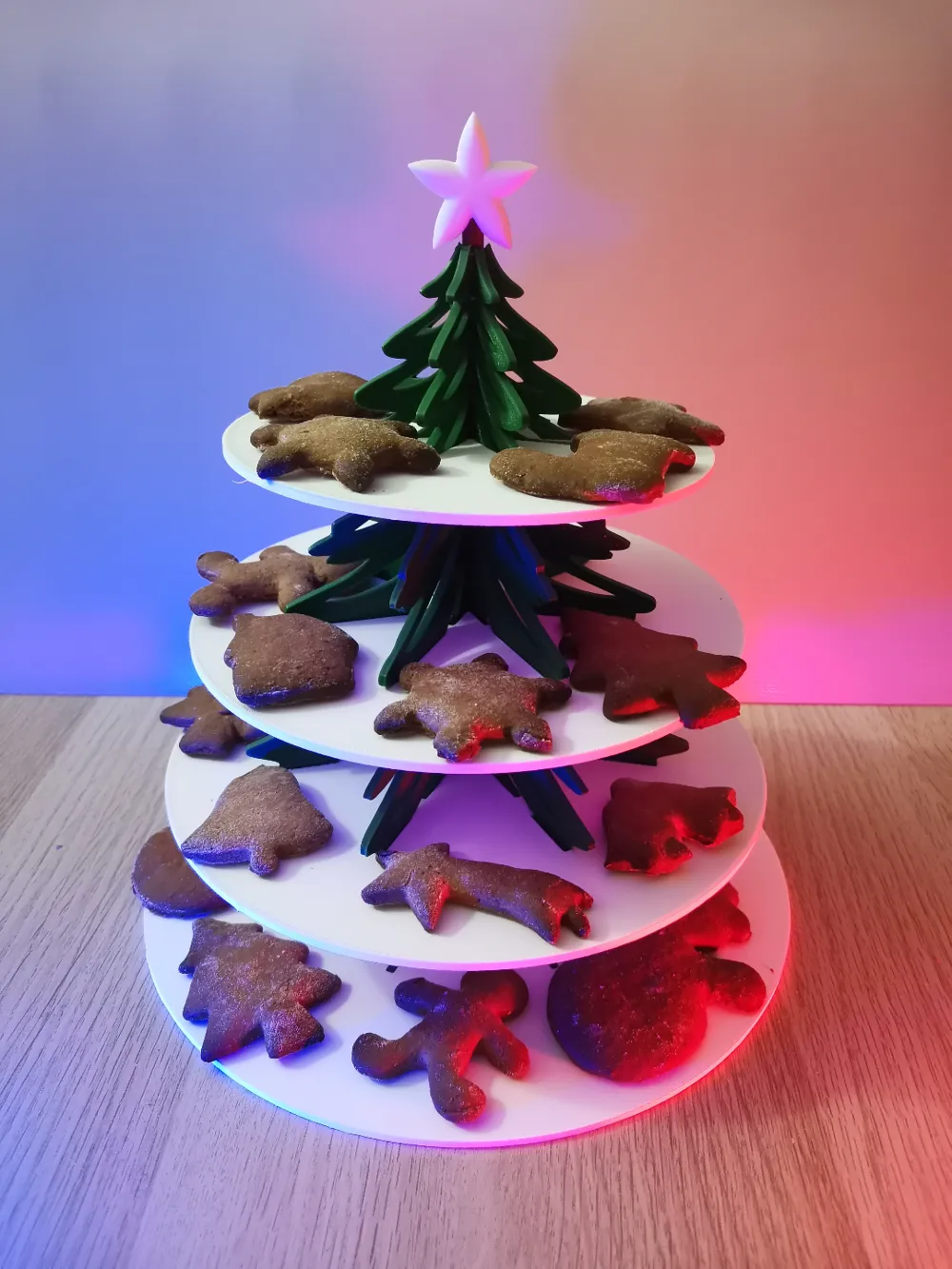 Christmas tree cookie display stand by JKD - Jumpstart Kinetic Design ...