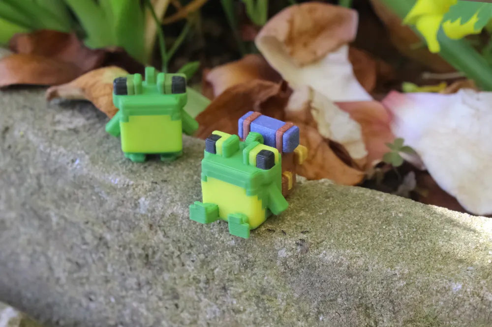 Ribbits - Minecraft Frog Keychain (With Variants) by LightPhire ...