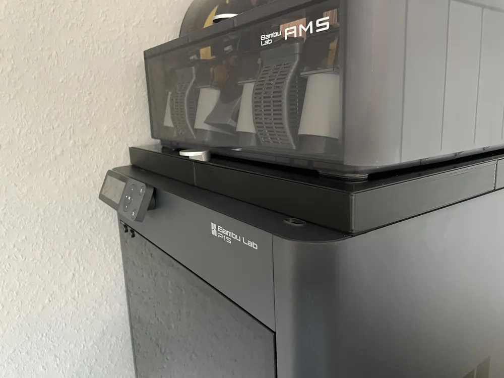 Bambulab P1S Glass Riser (no vent) - V2 by 3D-Druck Taeger - MakerWorld